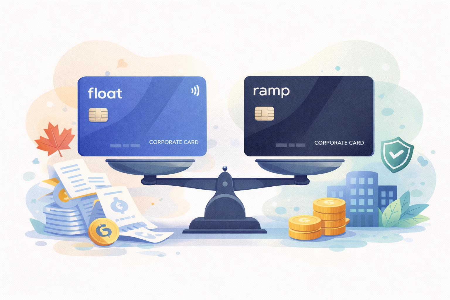 Float vs Ramp Canada: Corporate Card Comparison (2026) | LedgerLogic